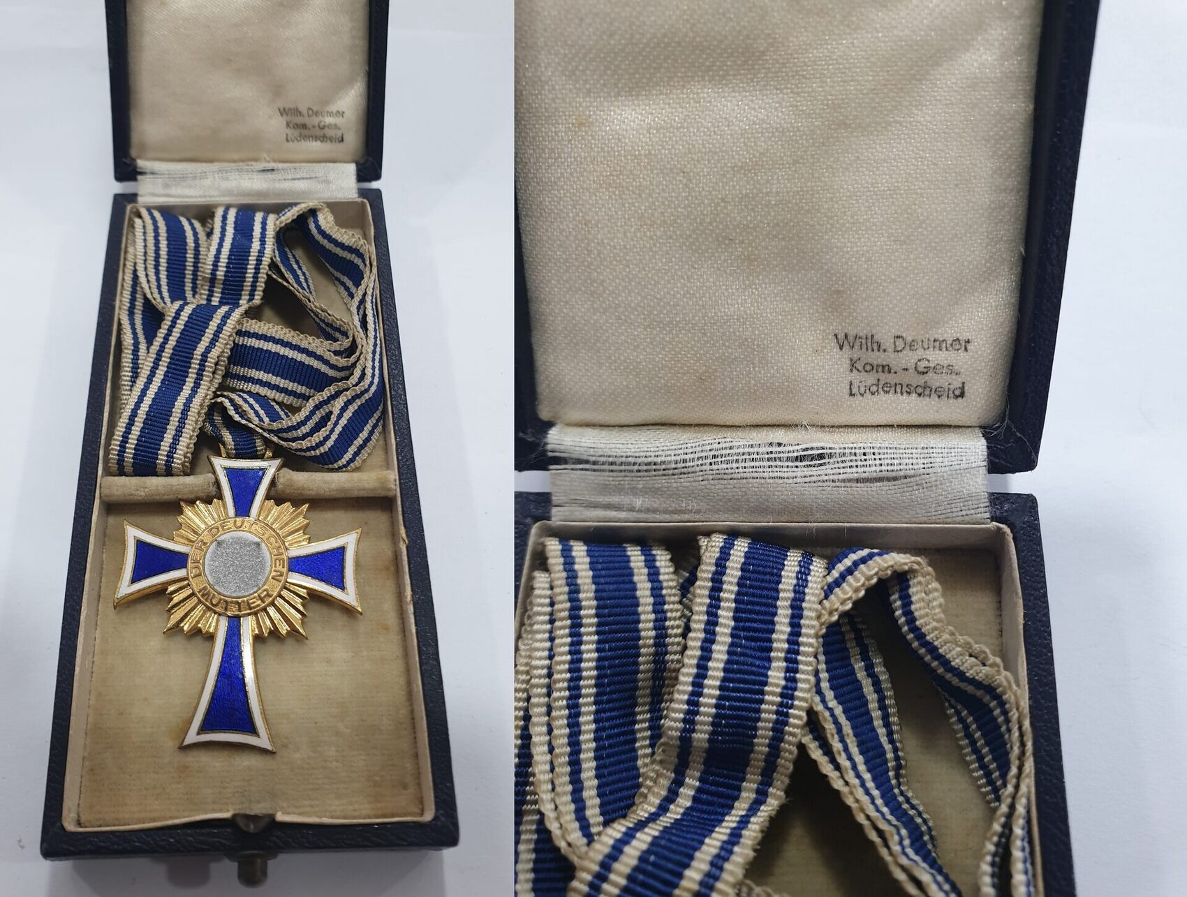 Deutschland Drittes Reich II.WK Abzeichen Ehrenzeichen 1938 Mutterkreuz ...