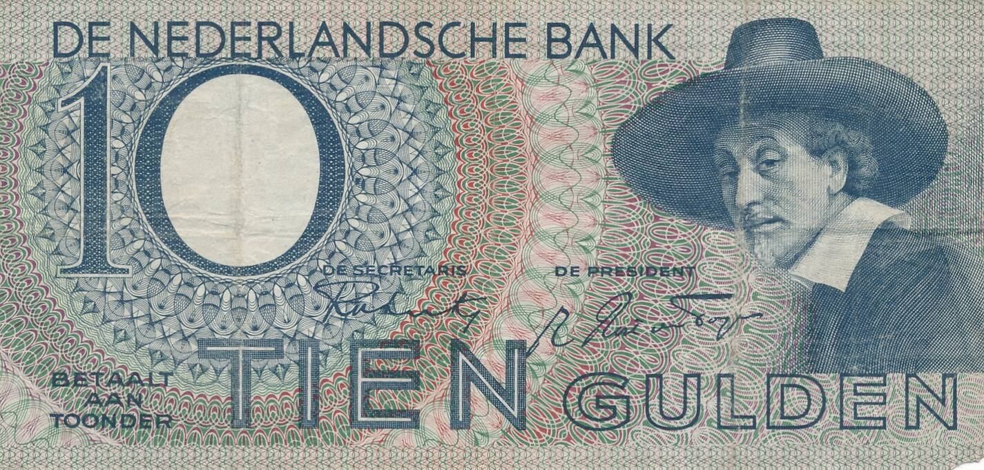 Niederlande 10 Gulden 1944 Tien Gulden III, Ecke fehlt | MA-Shops