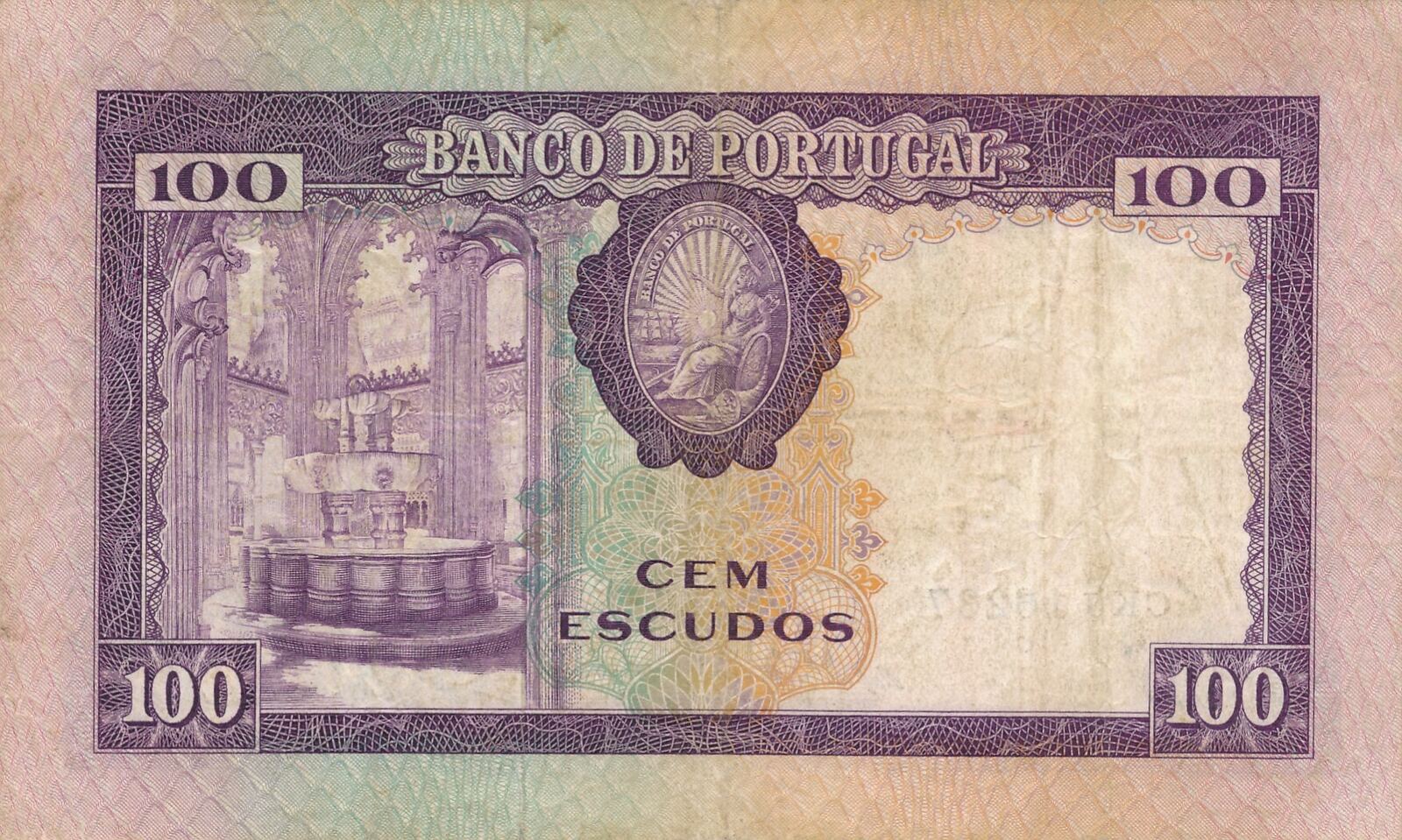 Portugal 100 Escudos 1961 Cem Escudos III, m. Riss | MA-Shops