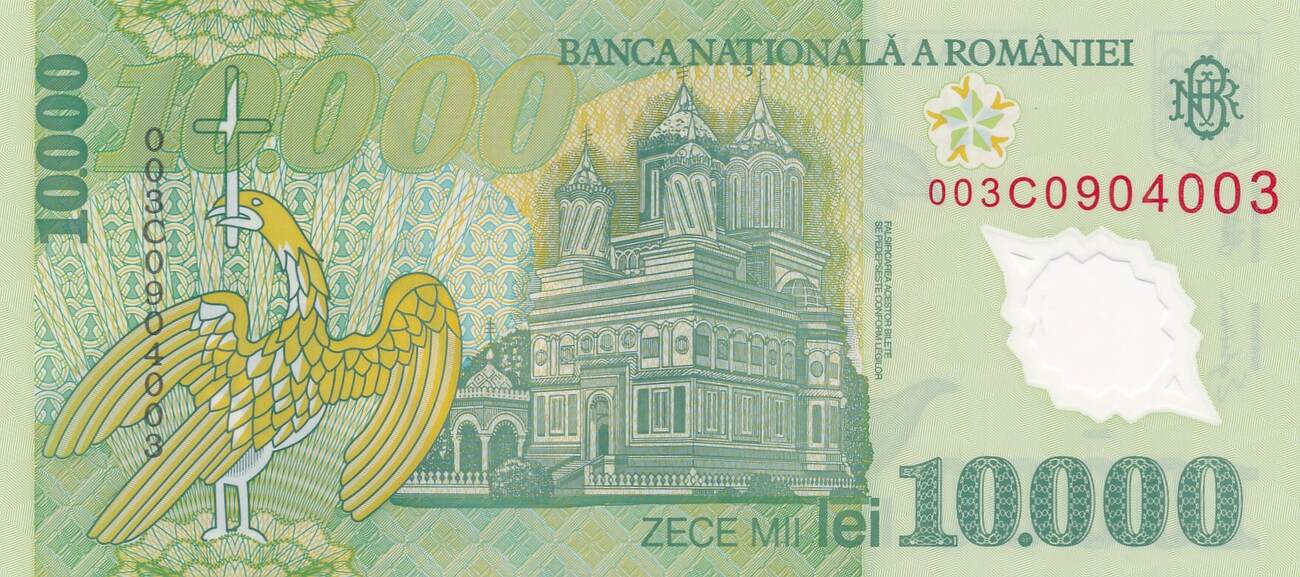 Rumänien 10000 Lei 2000 Romaniei - Zece Mii Lei unc | MA-Shops