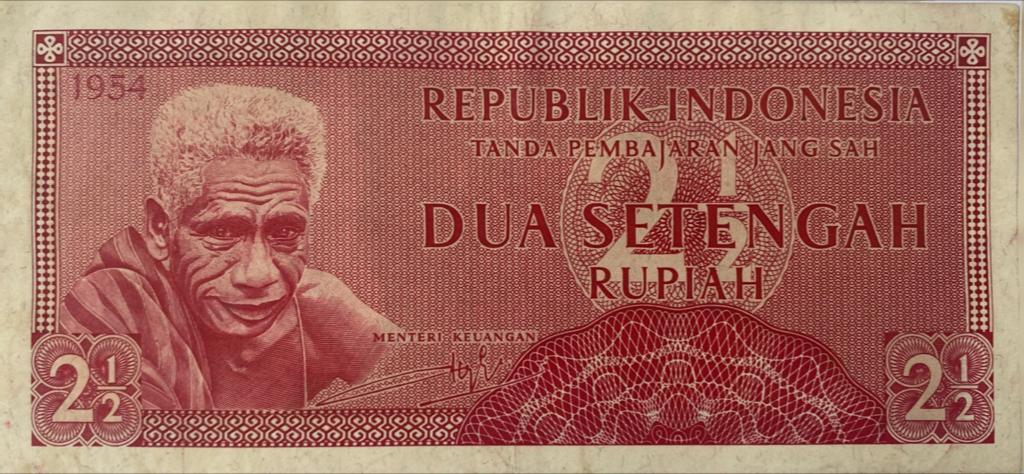 Indonesien 2 1/2 Rupiah 1954 II+ | MA-Shops