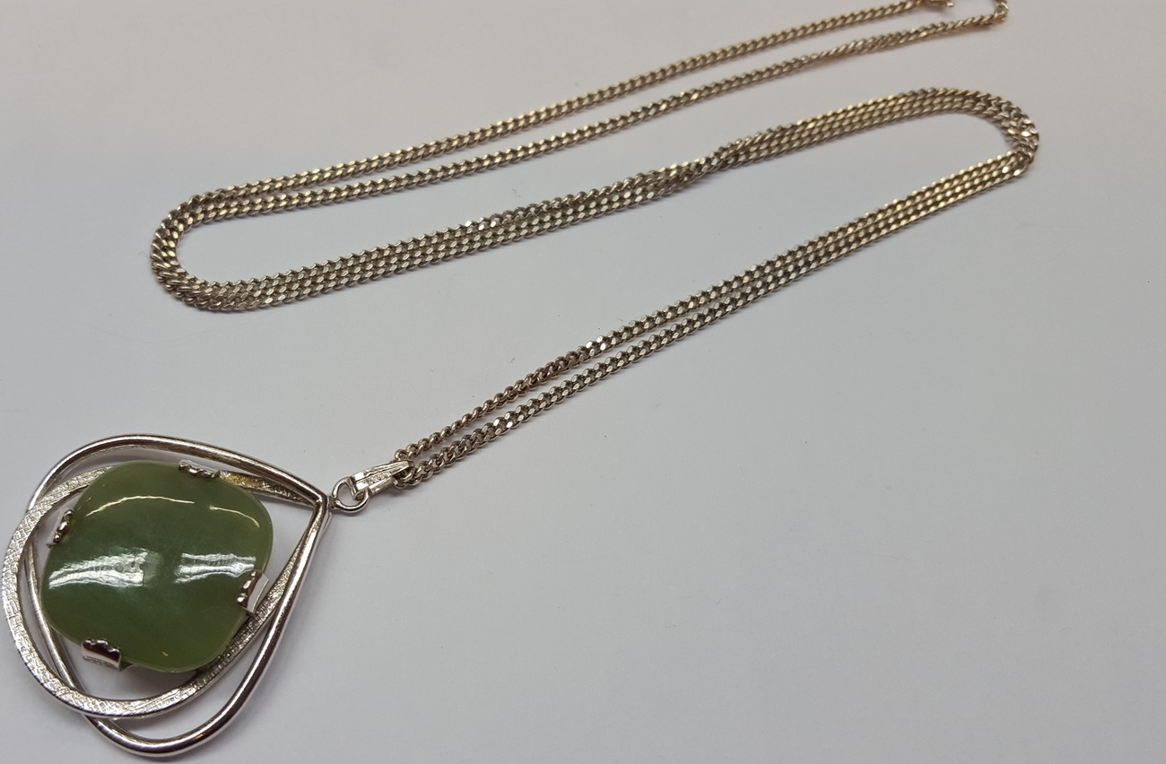 835er Silber Kette Collier Silbercollier Silberkette mit Anhänger | MA-Shops