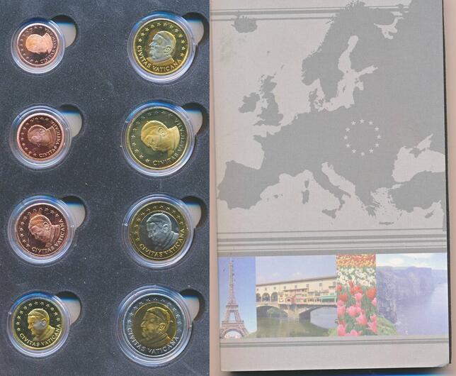 Vatikan Euro Proben o.D. KMS CIVITAS VATICANA SPECIMEN PP in Kapsel bankfrisch | MA-Shops