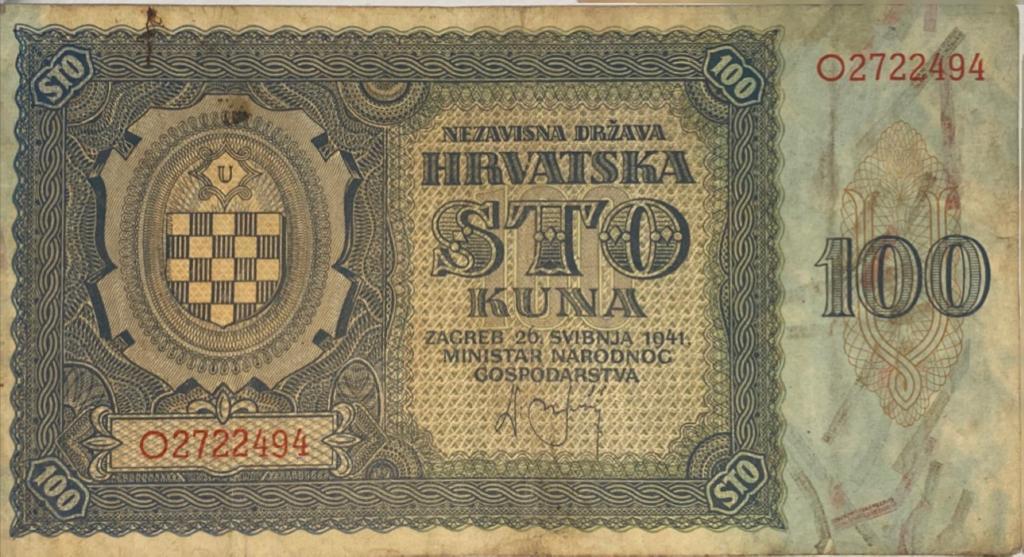 Kroatien 100 Kuna 1941 III- | MA-Shops