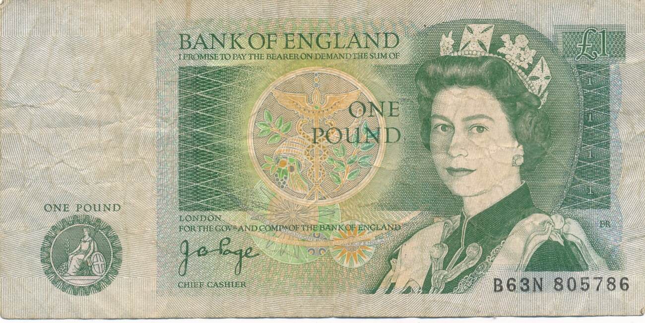 Großbritannien 1 Pound (1978-1980) J.B. Page III | MA-Shops