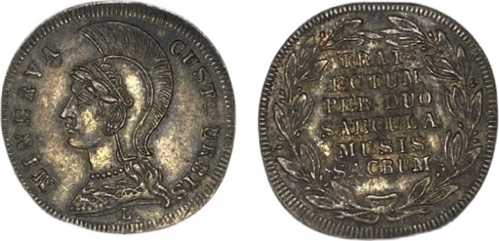 Nürnberger Rechenpfennige Jeton 1836 MINERVA - TRAIECTUM PER DUO ...