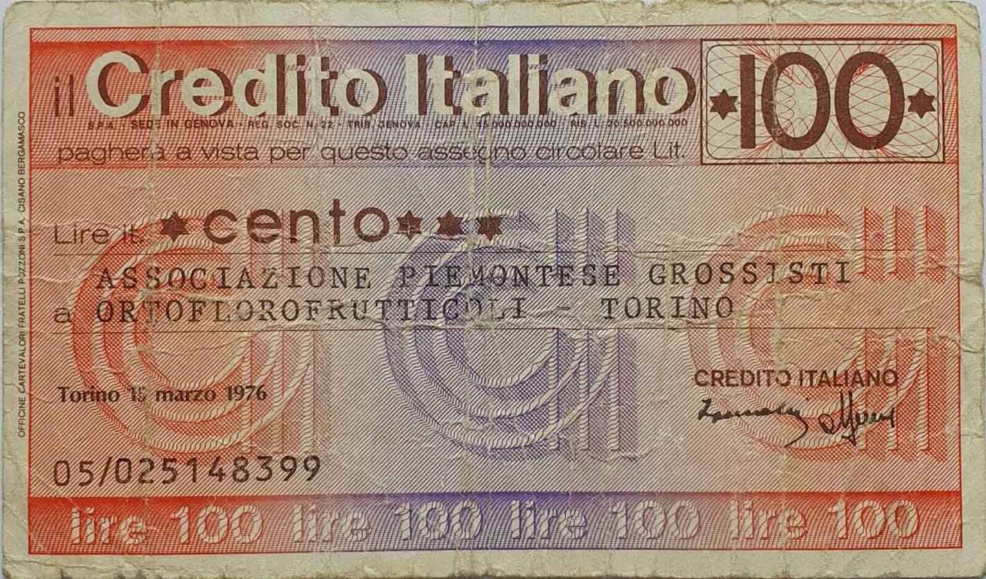 Italien 100 Lire 1976 Banknote III | MA-Shops