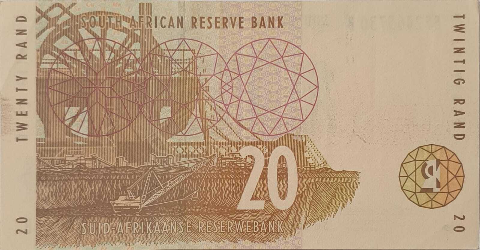 Südafrika 20 Rand 1993 Banknote II+ | MA-Shops