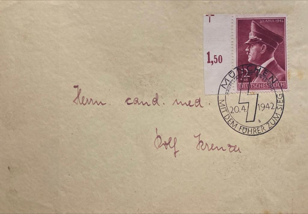 Deutschland, Drittes Reich Briefumschlag mit Briefmarke 1942 Stempel ...