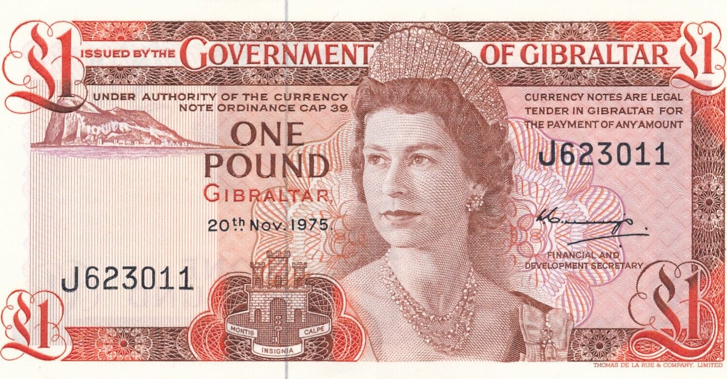 Gibraltar 1 Pfund 1975 unc | MA-Shops