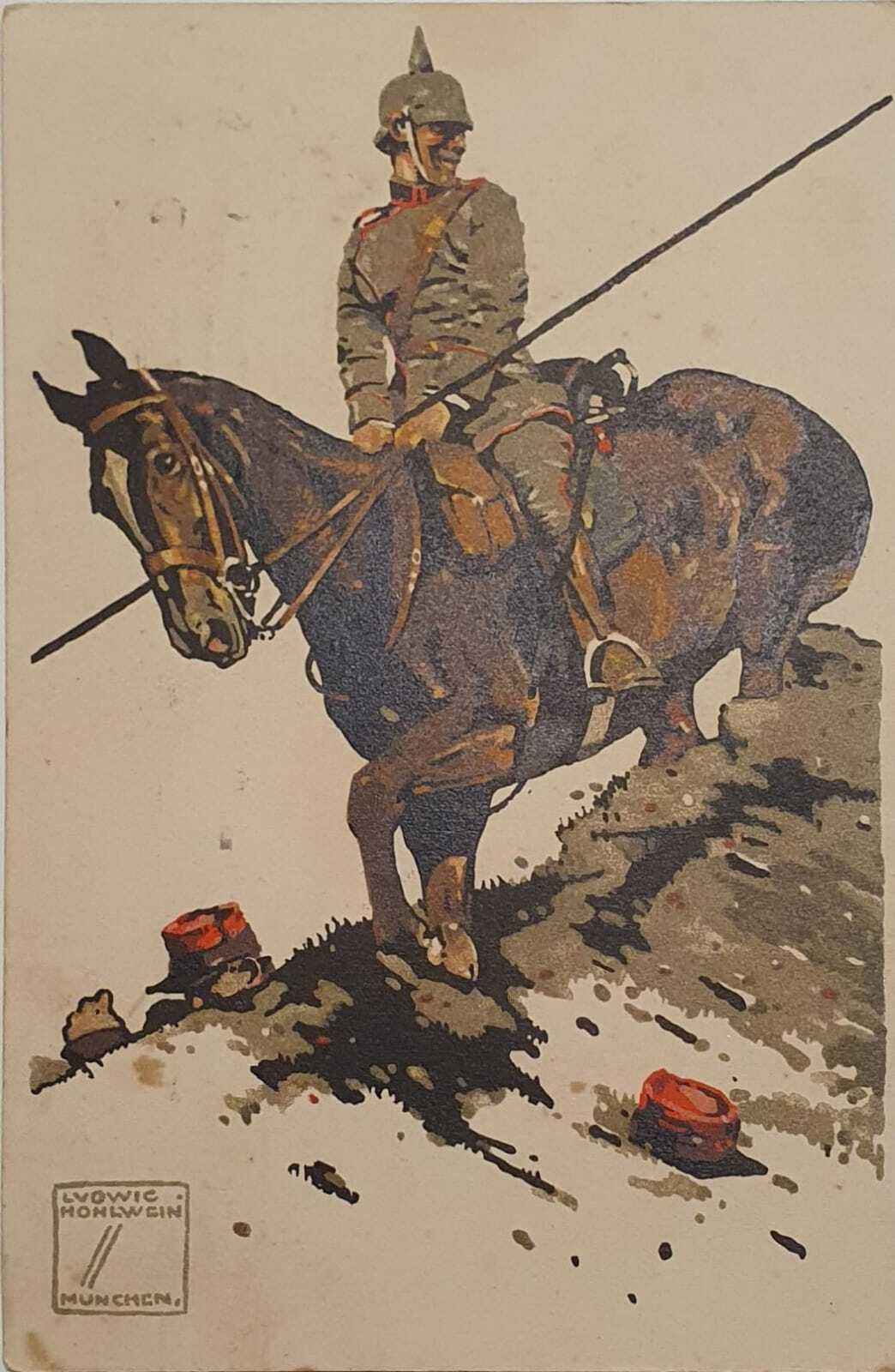 Deutschland Deutsches Reich AK Ansichtskarte Postkarte, I. Weltkrieg 13.05.1915 Feldpost ...