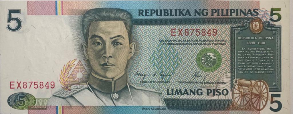 Philippinen 5 Piso 1949 Banknote I- | MA-Shops