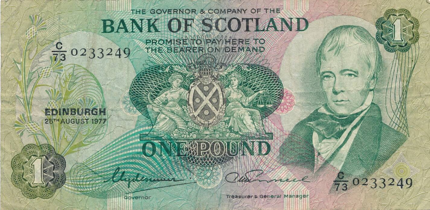 Schottland 1 Pound 1977 III | MA-Shops