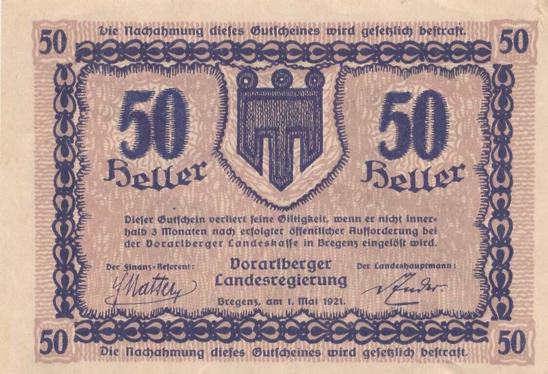 Österreich Steiermark 50 Heller 1921 II, leicht gebraucht | MA-Shops