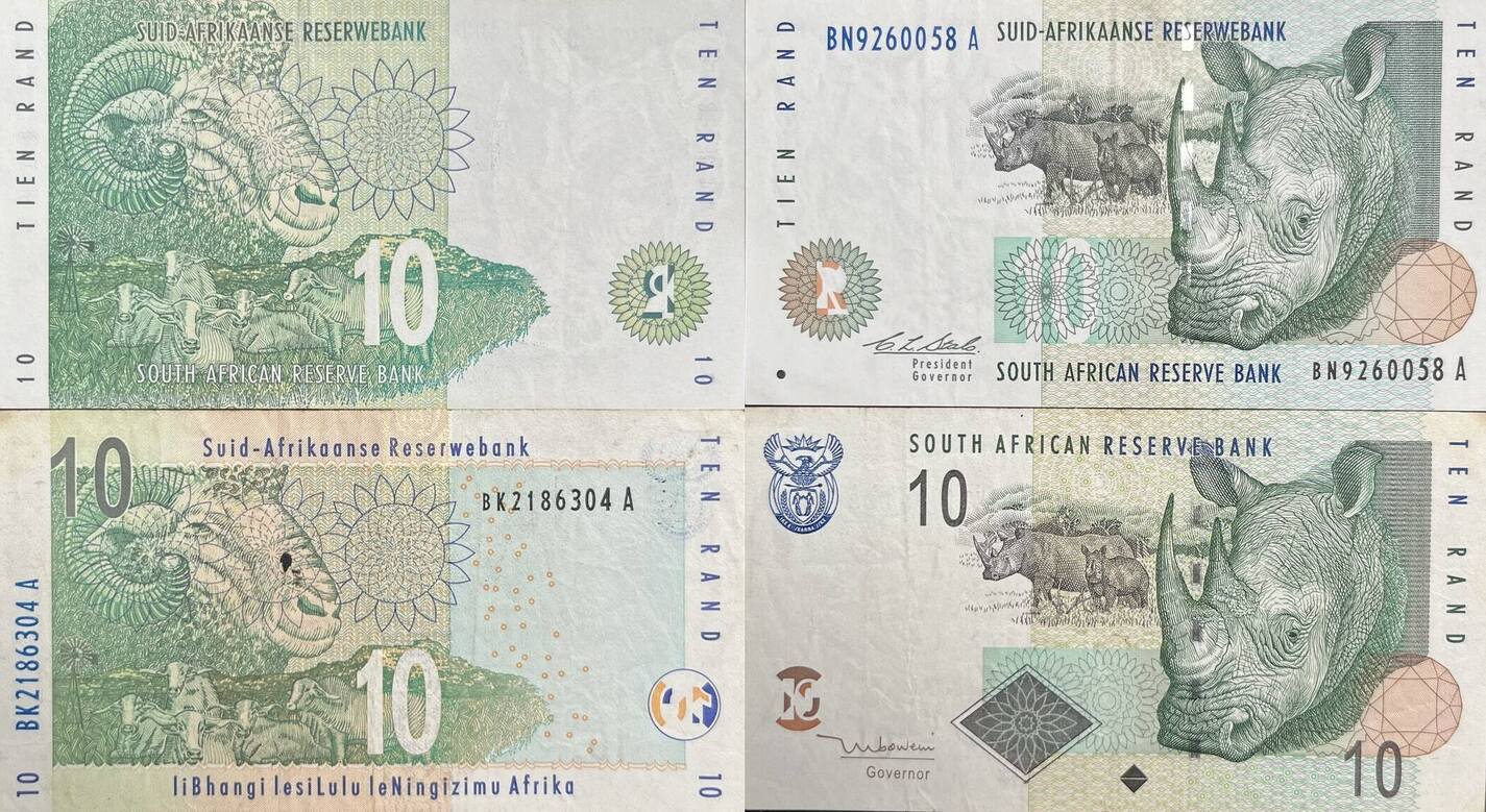 Südafrika 10 Rand (1993) Banknote I- | MA-Shops