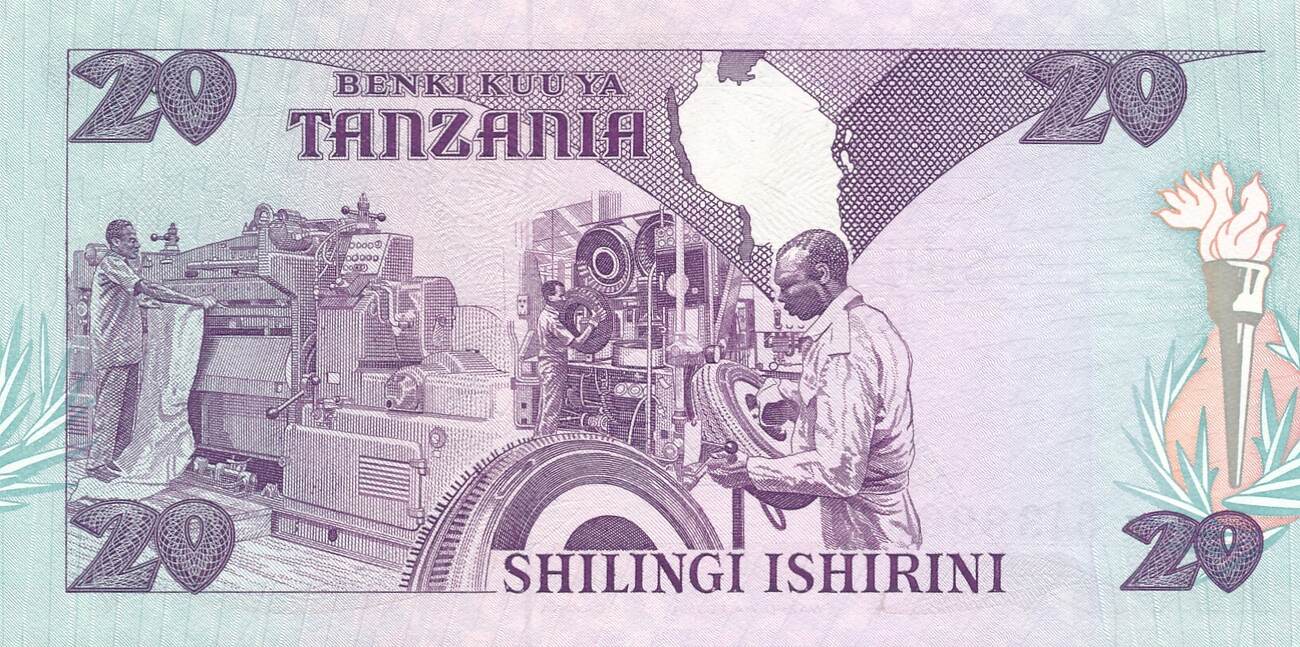 Tansania 20 Shilingi (1987) I | MA-Shops
