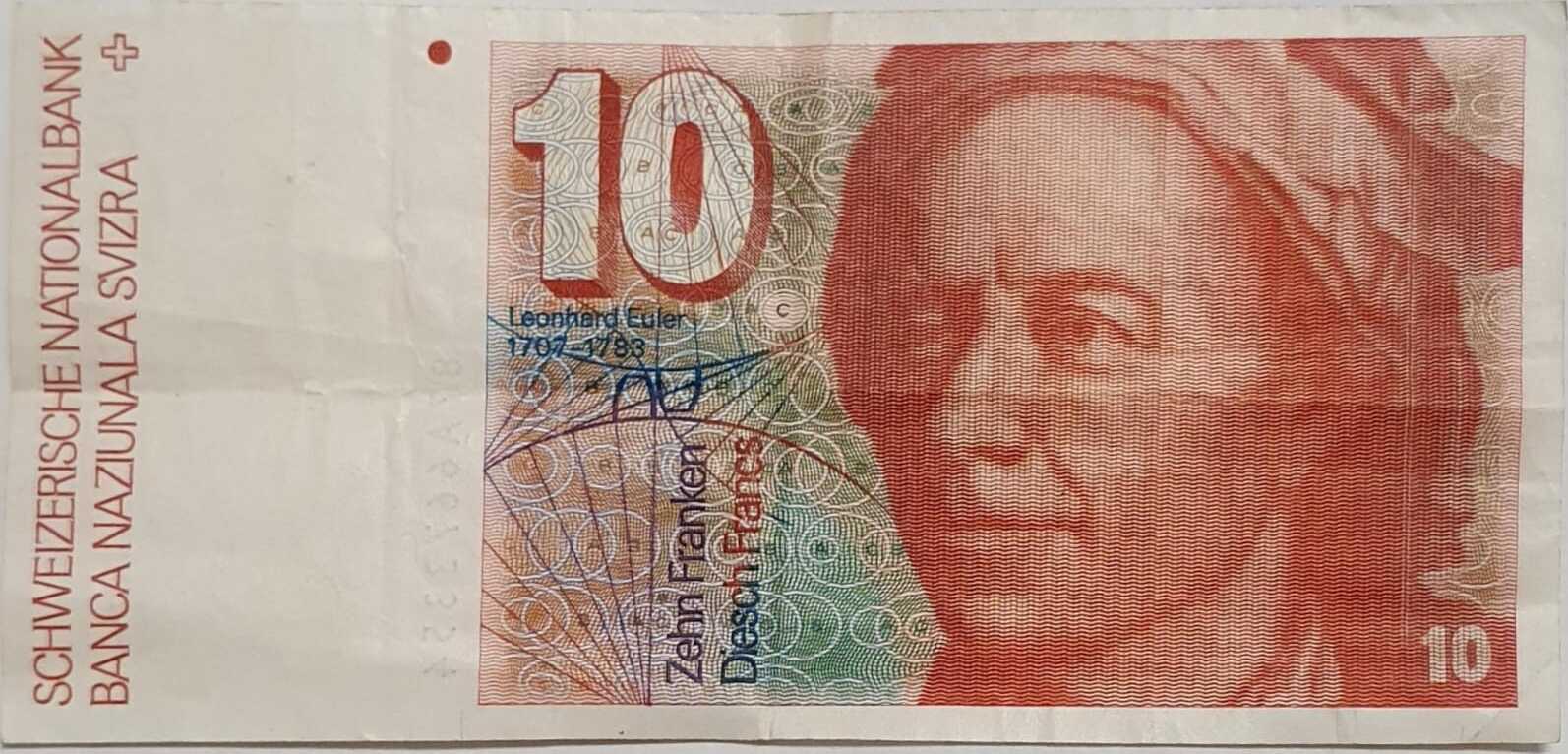 Schweiz 10 Franken 1987 Banknote II | MA-Shops