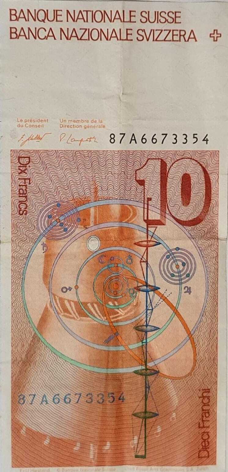 Schweiz 10 Franken 1987 Banknote II | MA-Shops