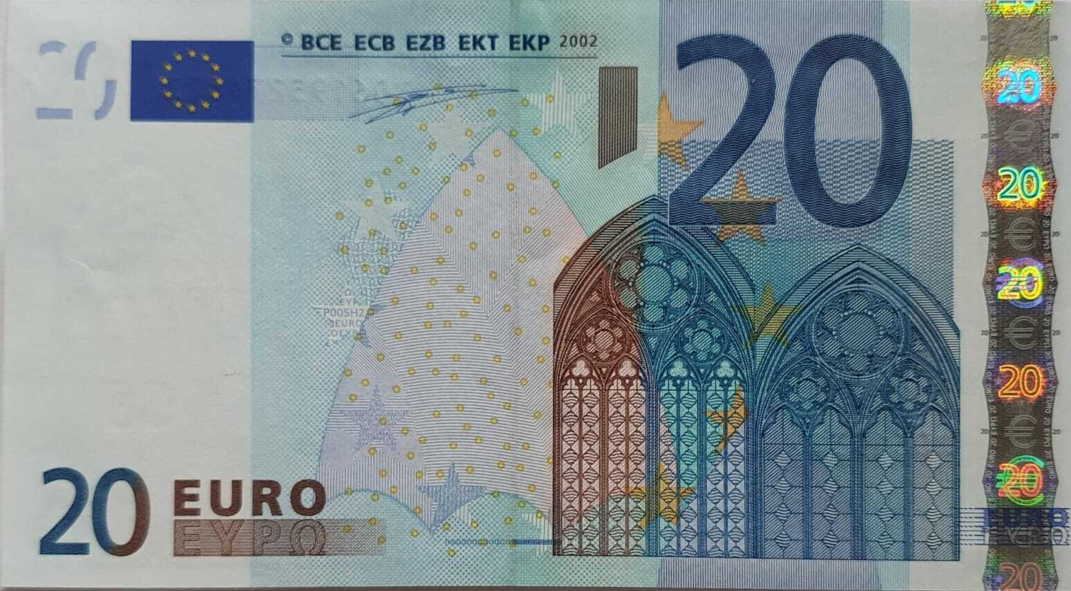 Deutschland 20 Euro 2002 Banknote I- | MA-Shops