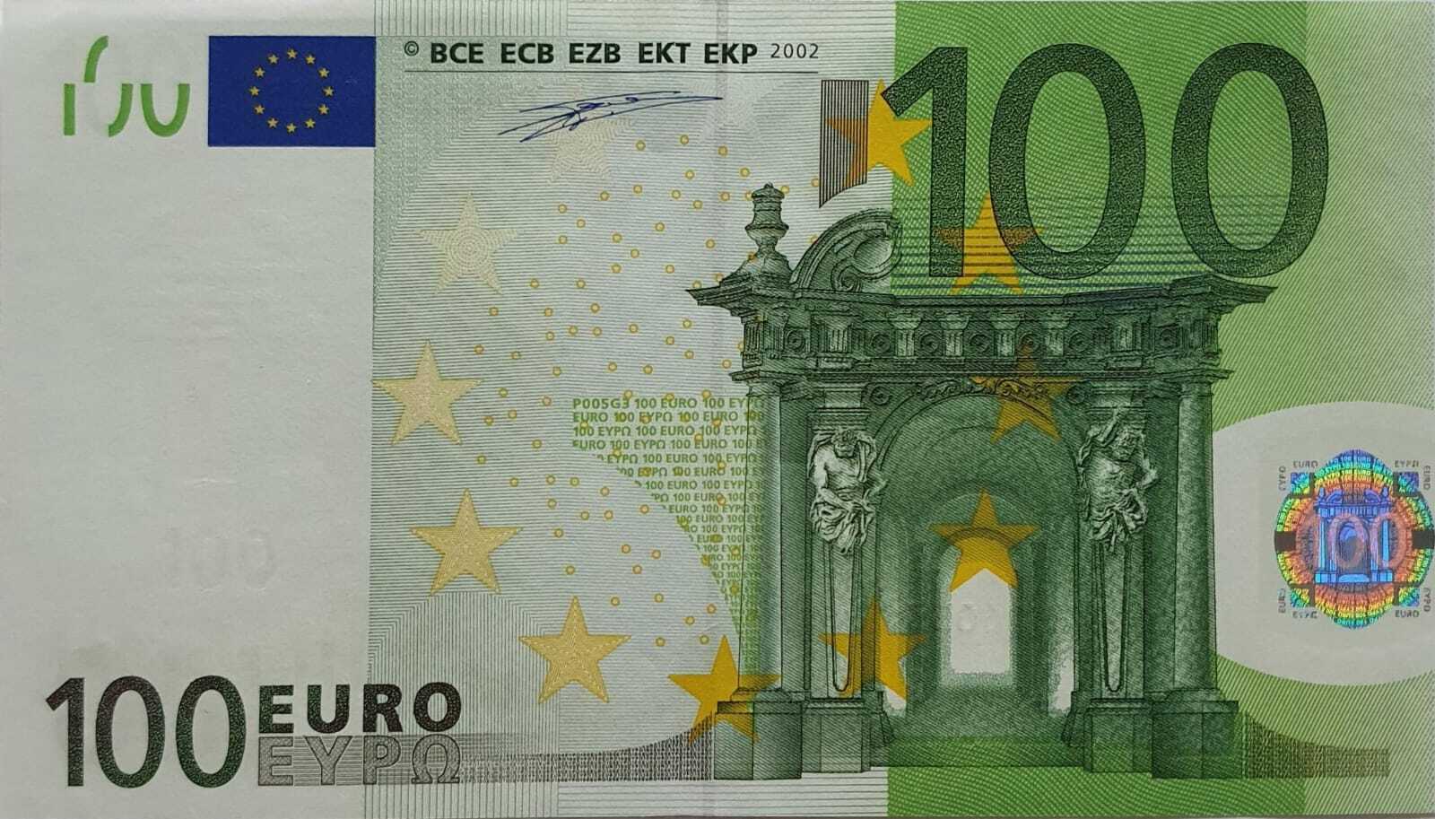 Deutschland 100 Euro 2002 Banknote I- | MA-Shops