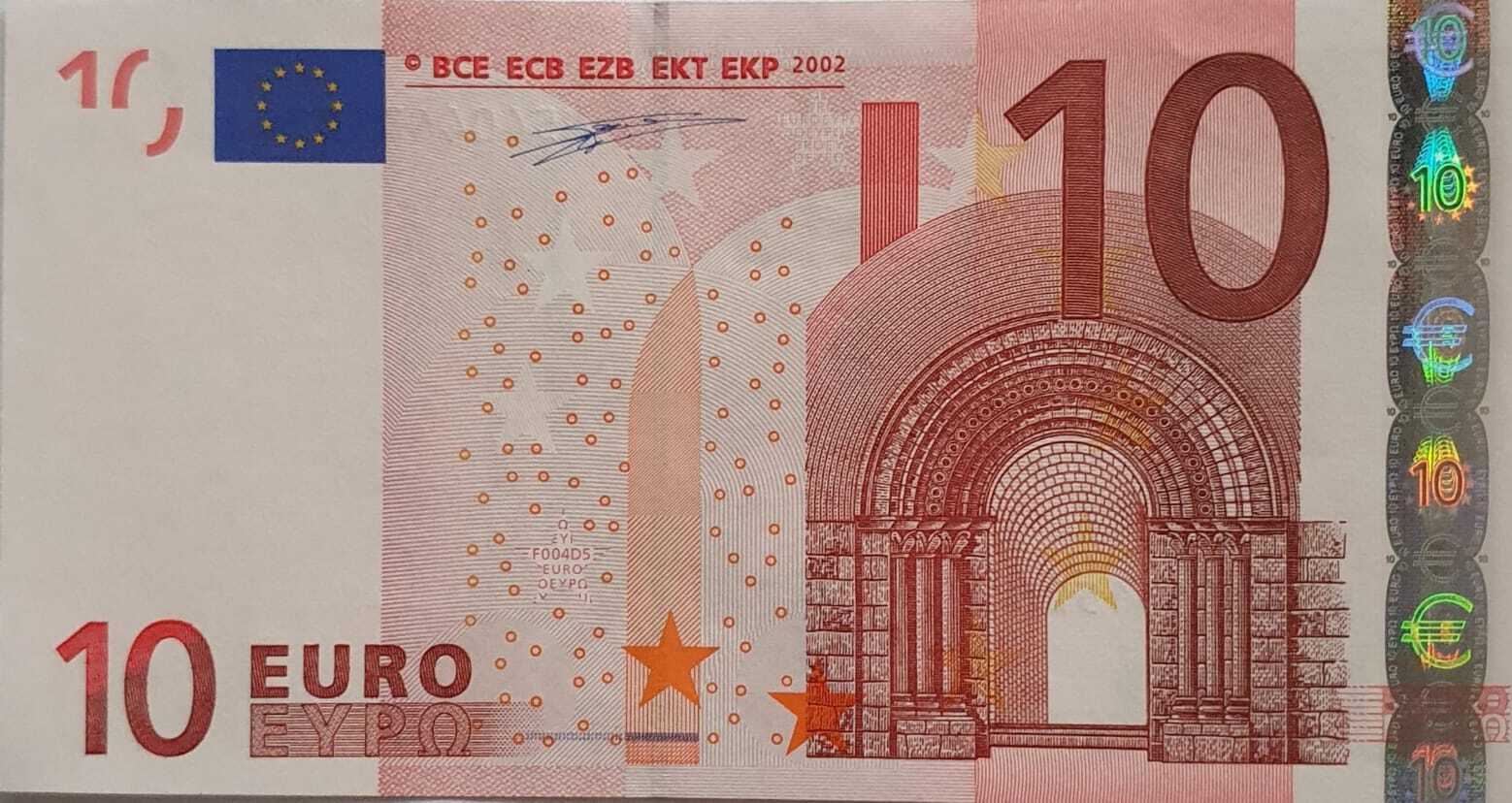 Deutschland 10 Euro 2002 Banknote I- | MA-Shops
