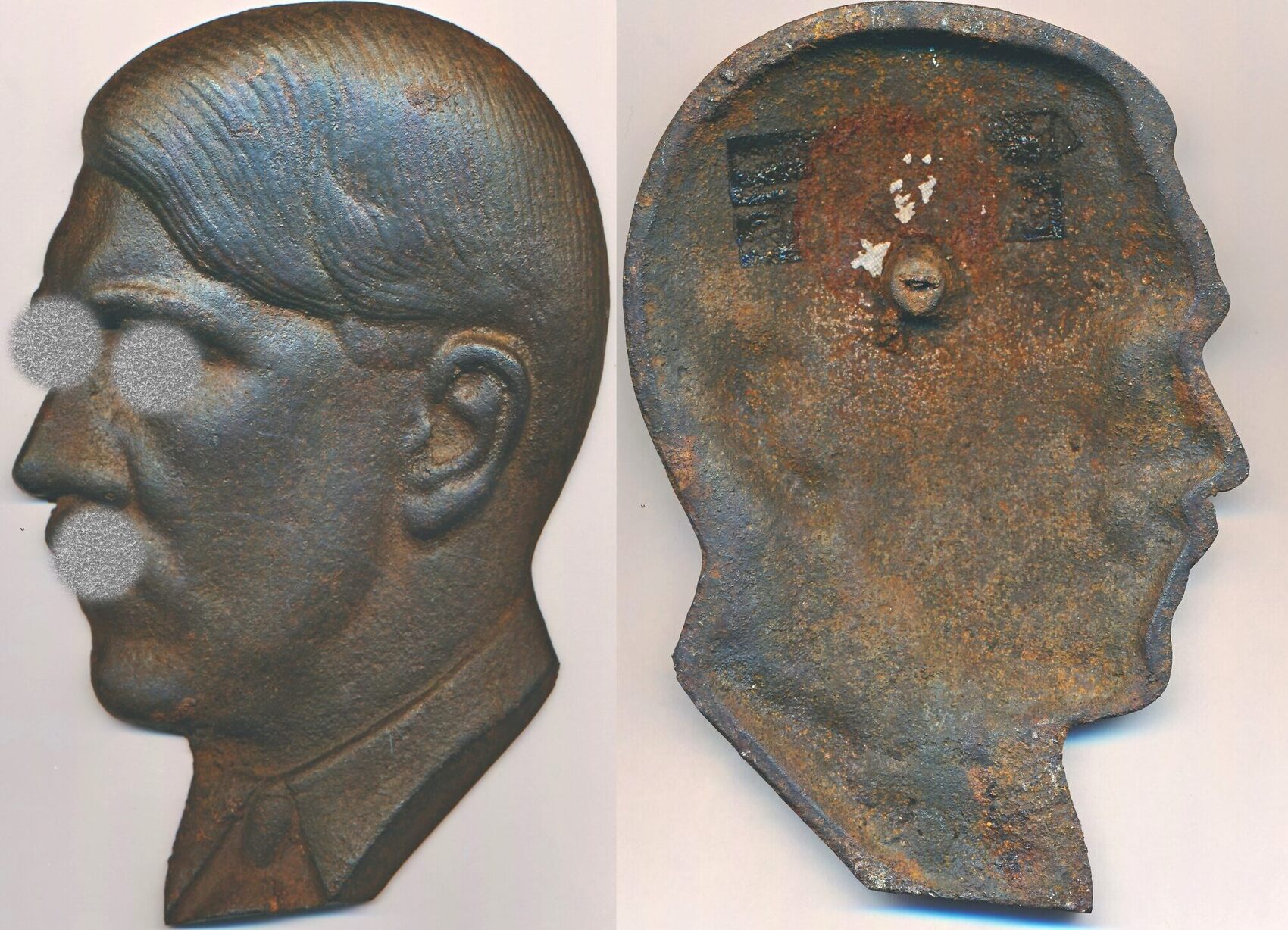 Deutschland Drittes Reich 2.WK, Militaria, Plakette, Bronzeplakette o.D ...