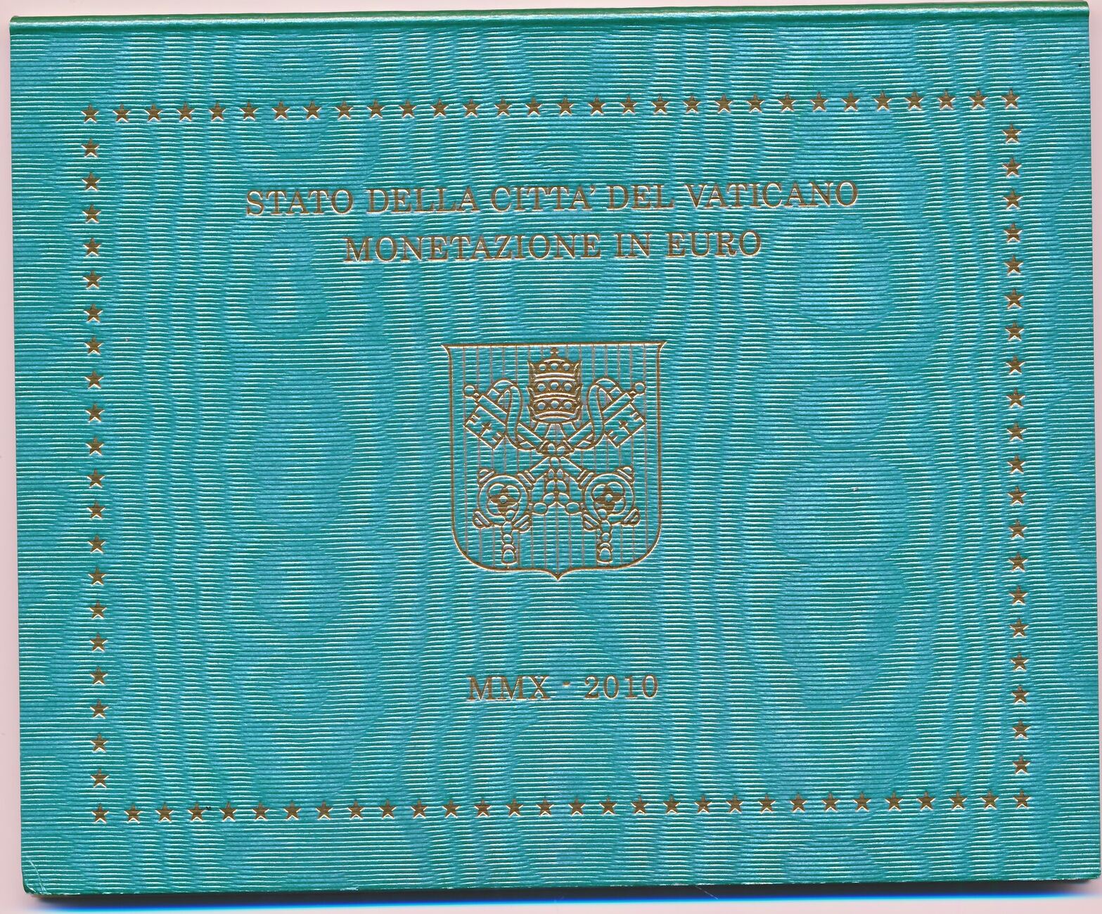 Vatikan 3,88 Euro 2010 KMS Kursmünzensatz - Papst Benedikt XVI stempelglanz | MA-Shops