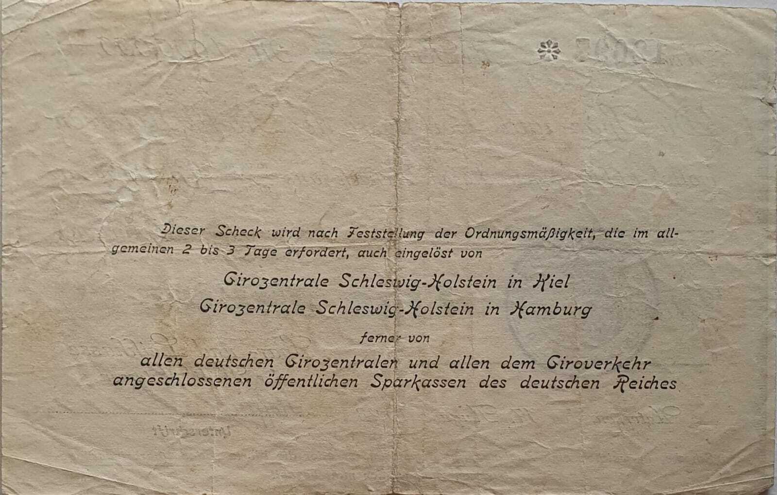 Deutschland Deutsches Reich 1 Million Mark 1923 Notgeld der Spar- und ...