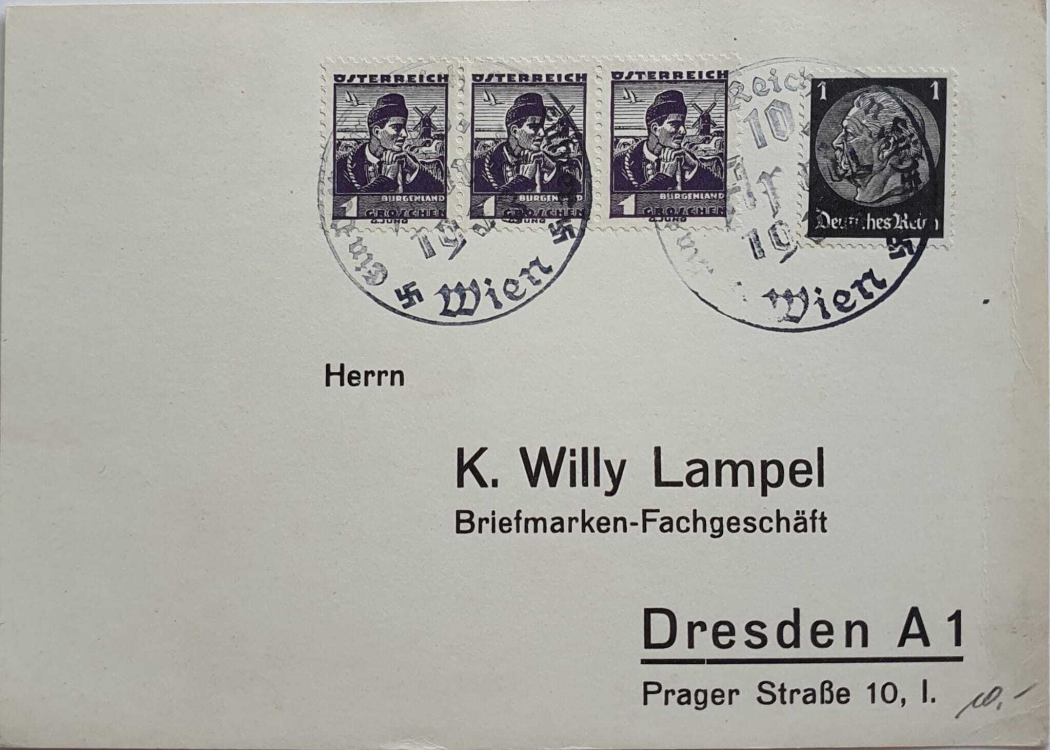 Österreich, Drittes Reich Deutschland AK Ansichtskarte Propaganda 2 ...