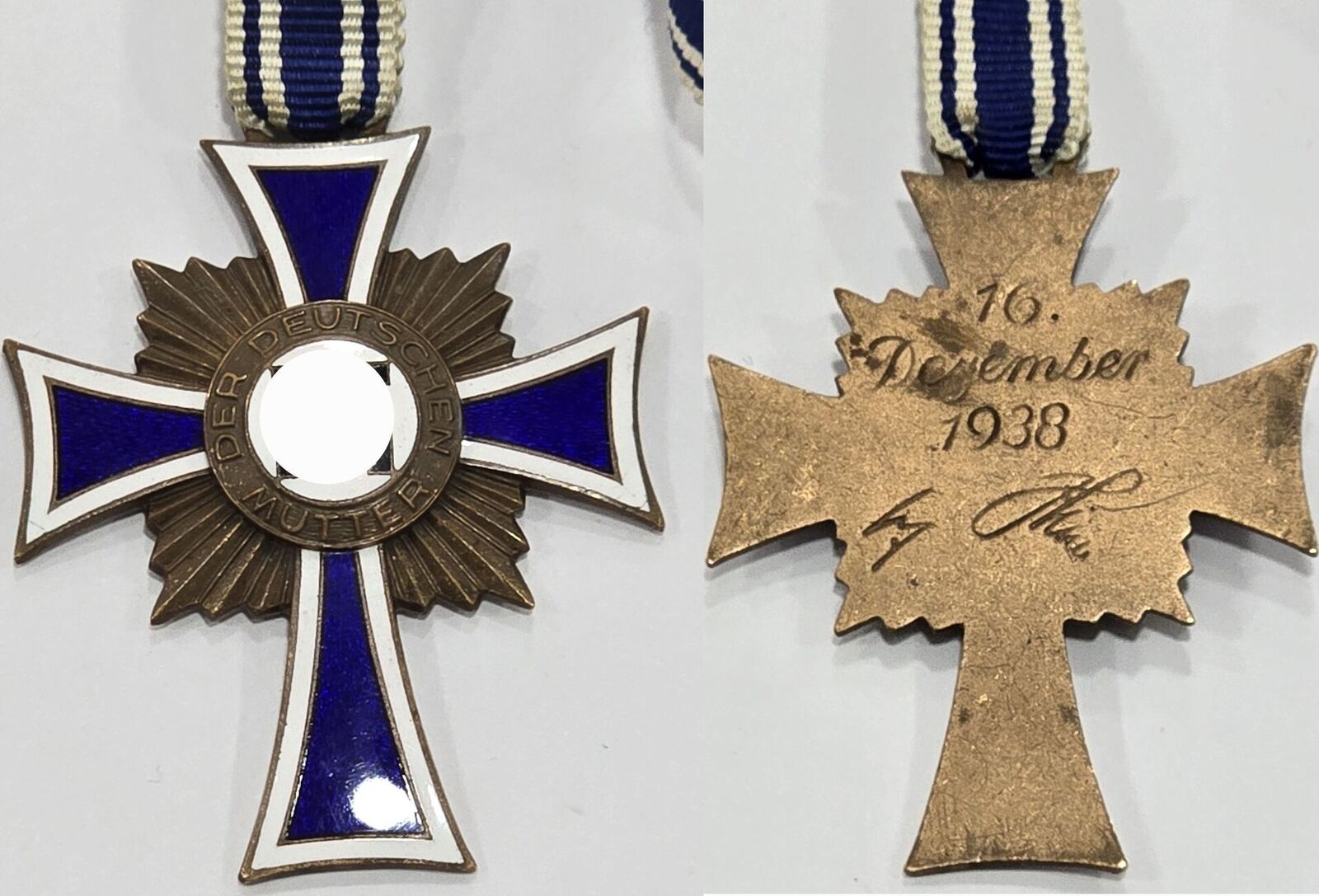 Drittes Reich Deutschland Abzeichen 2. Weltkrieg 1938-1945 Mutterkreuz ...