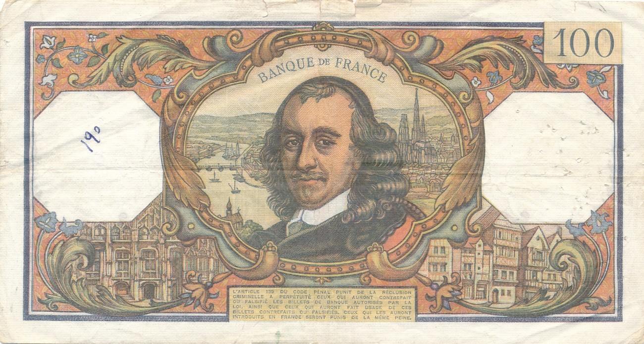 Frankreich 100 Francs 1971 Banque de France | MA-Shops