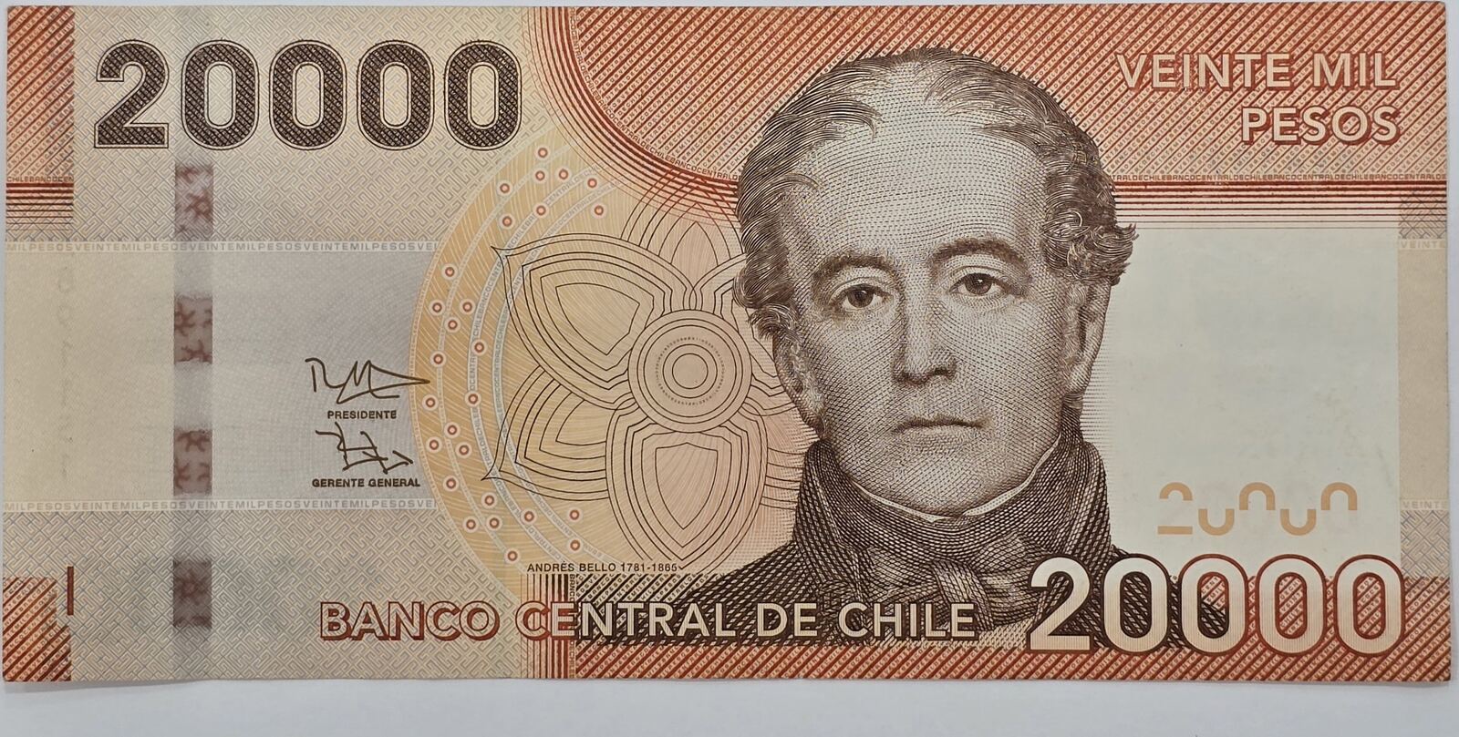 Chile 20000 Pesos 2016 Banknote, Polymer unc- | MA-Shops