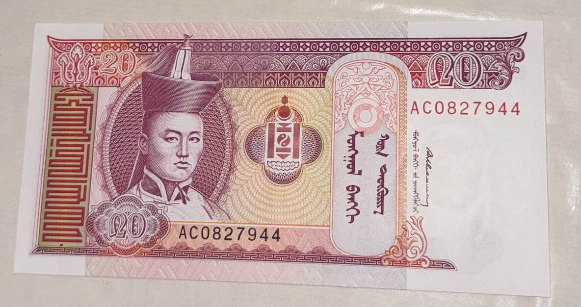 Mongolei 20 Tugrik 1993 Banknote unc | MA-Shops