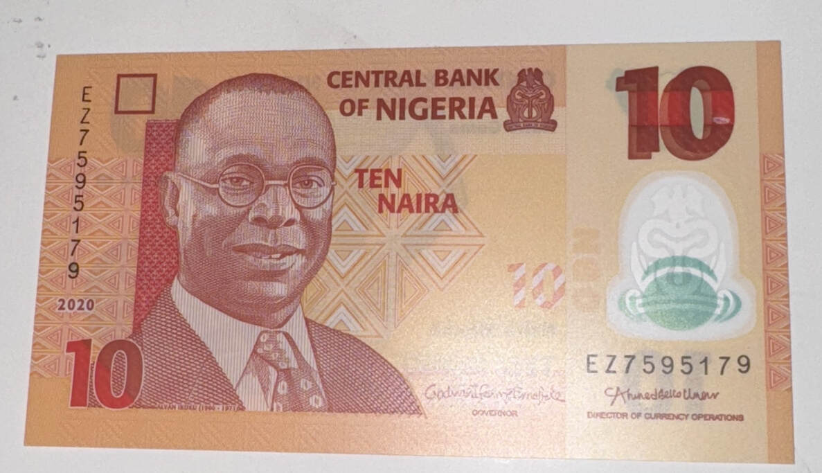 Nigeria 10 Naira 2020 Banknote unc | MA-Shops