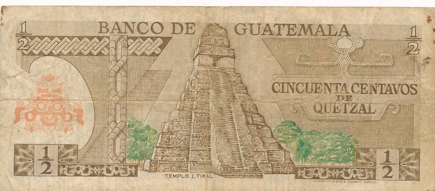 Guatemala 1/2 Quetzal 1983 Banknote IV | MA-Shops