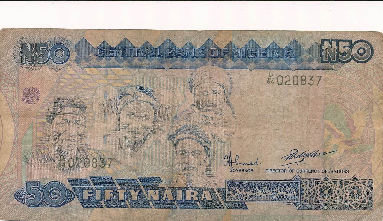 Nigeria 50 Naira 1991 Banknote IV | MA-Shops