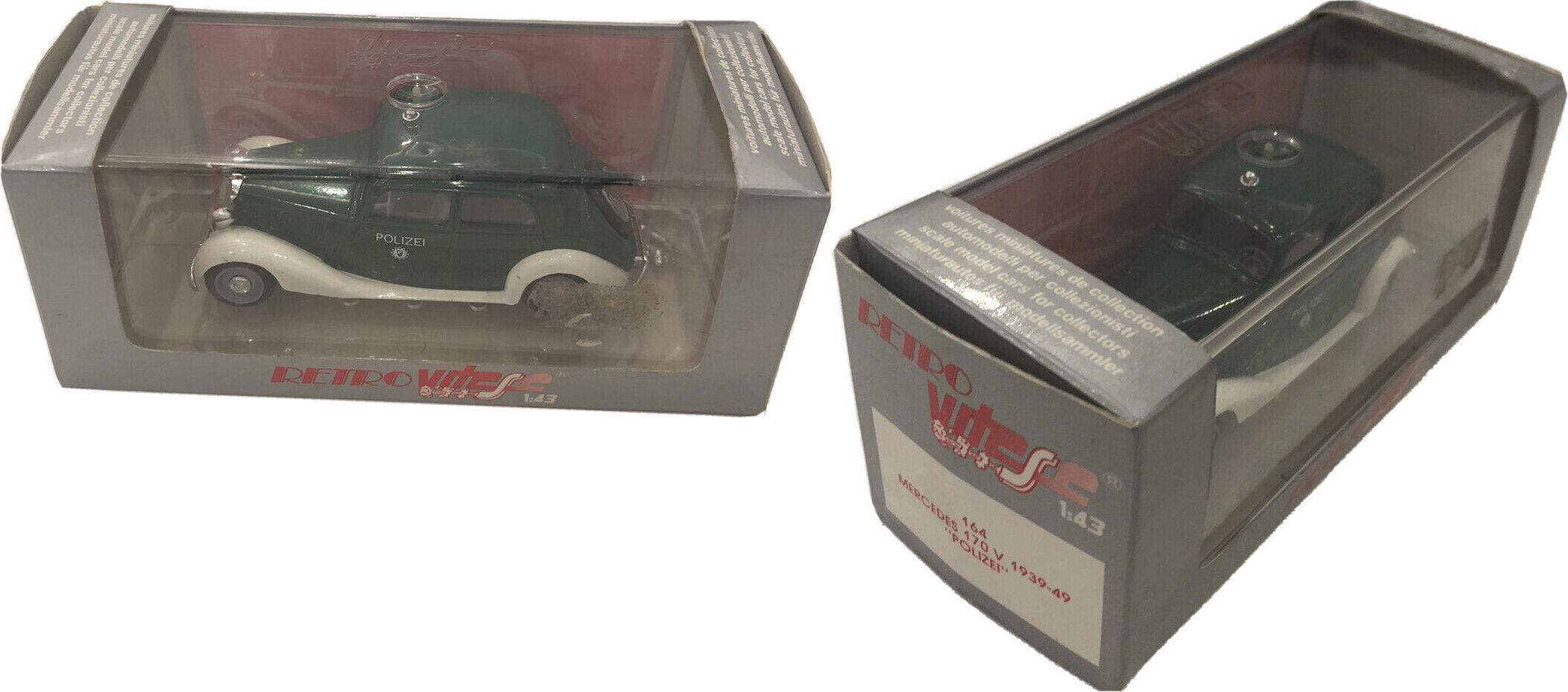 Retro Vitesse 164 Mercedes Automodell 170 V 1939-49 „Polizei“ Made In ...