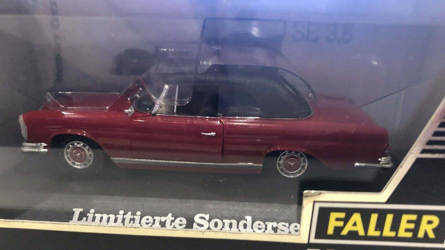Faller Memory Cars 4332 Mercedes-Benz 280 SE 3,5 Cabriolet Soft Top-Ausführung | MA-Shops