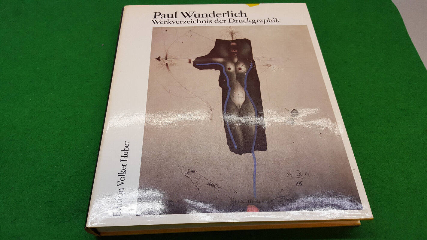 1948 Buch Paul Wunderlich Werkverzeichnis der Druckgraphik 1982 Volker ...