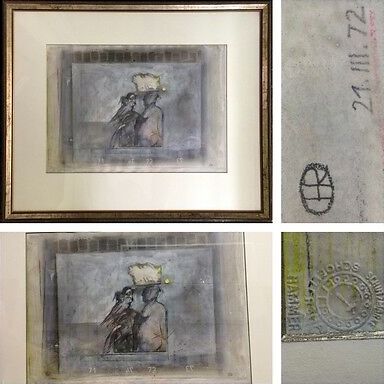 1972-03-21 CHRISTIAN RICKERT Mischtechnik (Bleistift und Wasserfarben ...