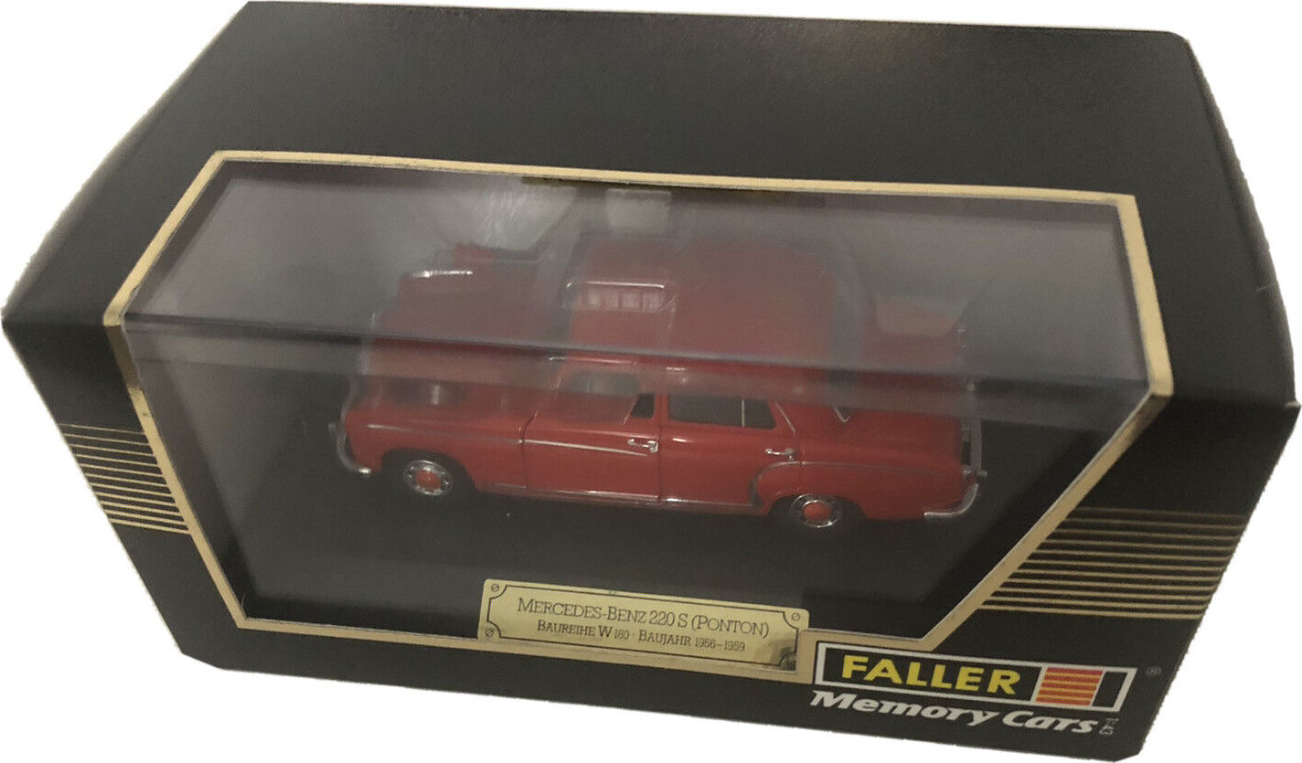 Faller Memory Cars 4346 Mercedes-Benz 220 S (Ponton) Feuerwehr W180 ...