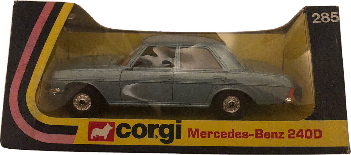 Mercedes 240D Corgi Automodell 285 aus Großbritannien | MA-Shops