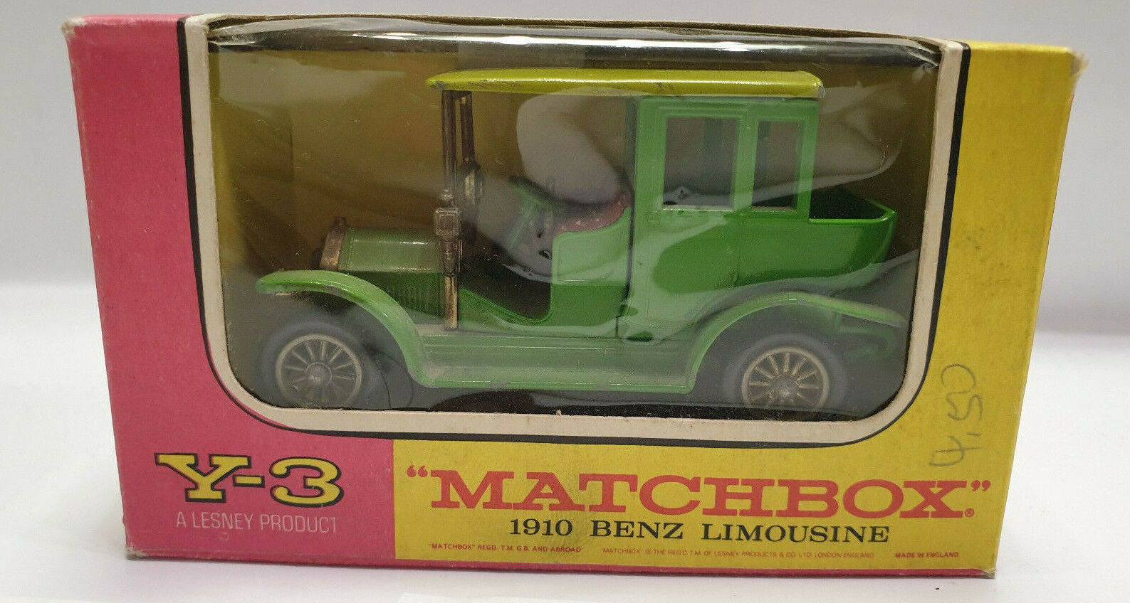 1910 Matchbox Y3 Benz Limousine Models of yesterday M 54:1 | MA-Shops