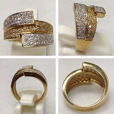 Goldring Ring 333er Gold Diamantring Diamant 0,65 Ct | MA-Shops