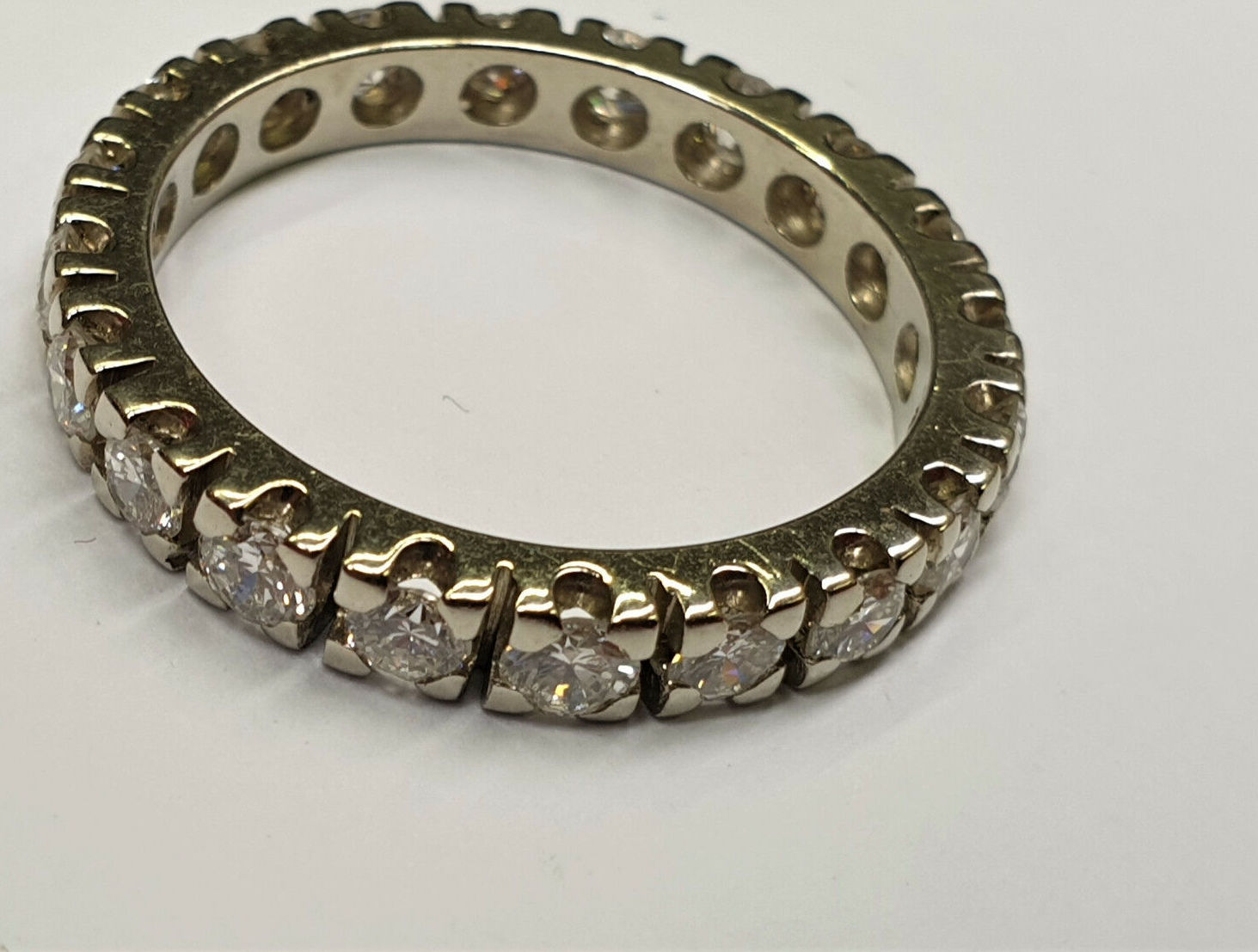 Memoirering Memoryring 585 er Gold Weissgold Ring Goldring 1,4 Ct Brillant 14K | MA-Shops