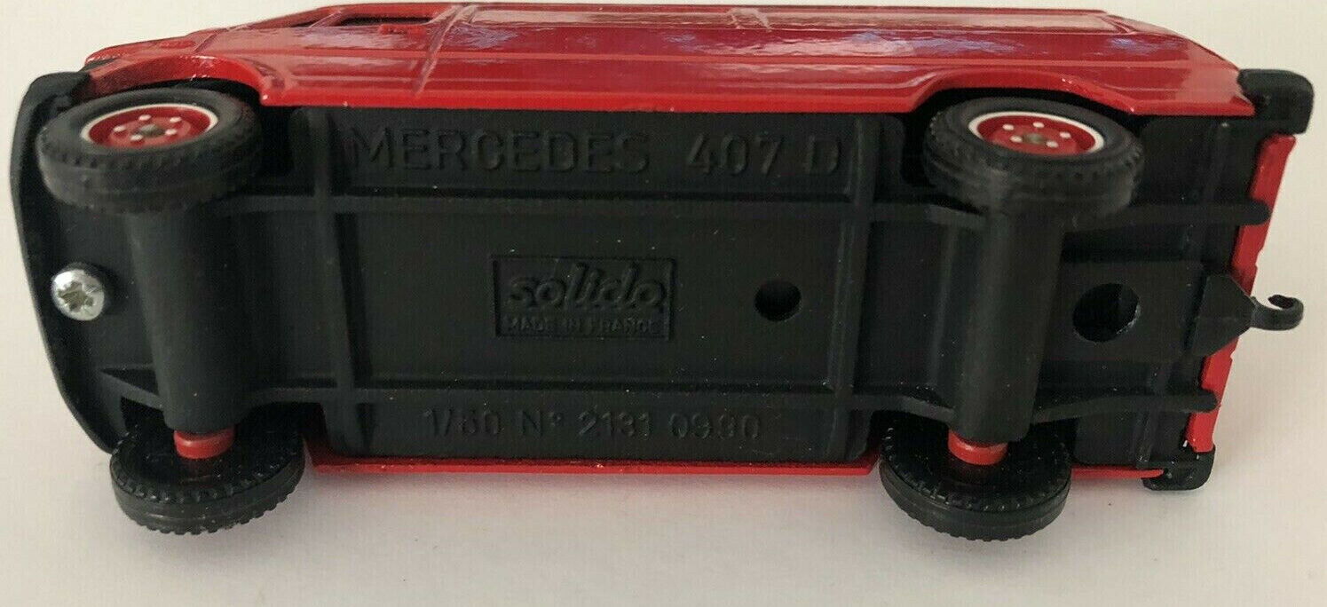 Solido Modellauto Mercedes 407 D 1/50 Nr. 2131 0990 Metal Toner Gam I ...