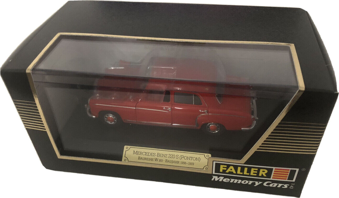Faller Memory Cars 4346 Mercedes-Benz 220 S (Ponton) Feuerwehr W180 ...