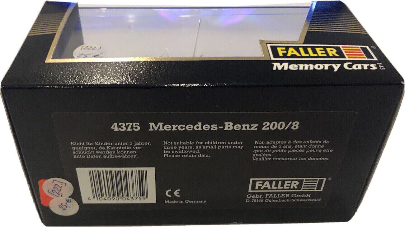 Faller Memory Cars Mercedes-Benz/8 Baureihe W115 Baujahr 1967-1976 | MA ...