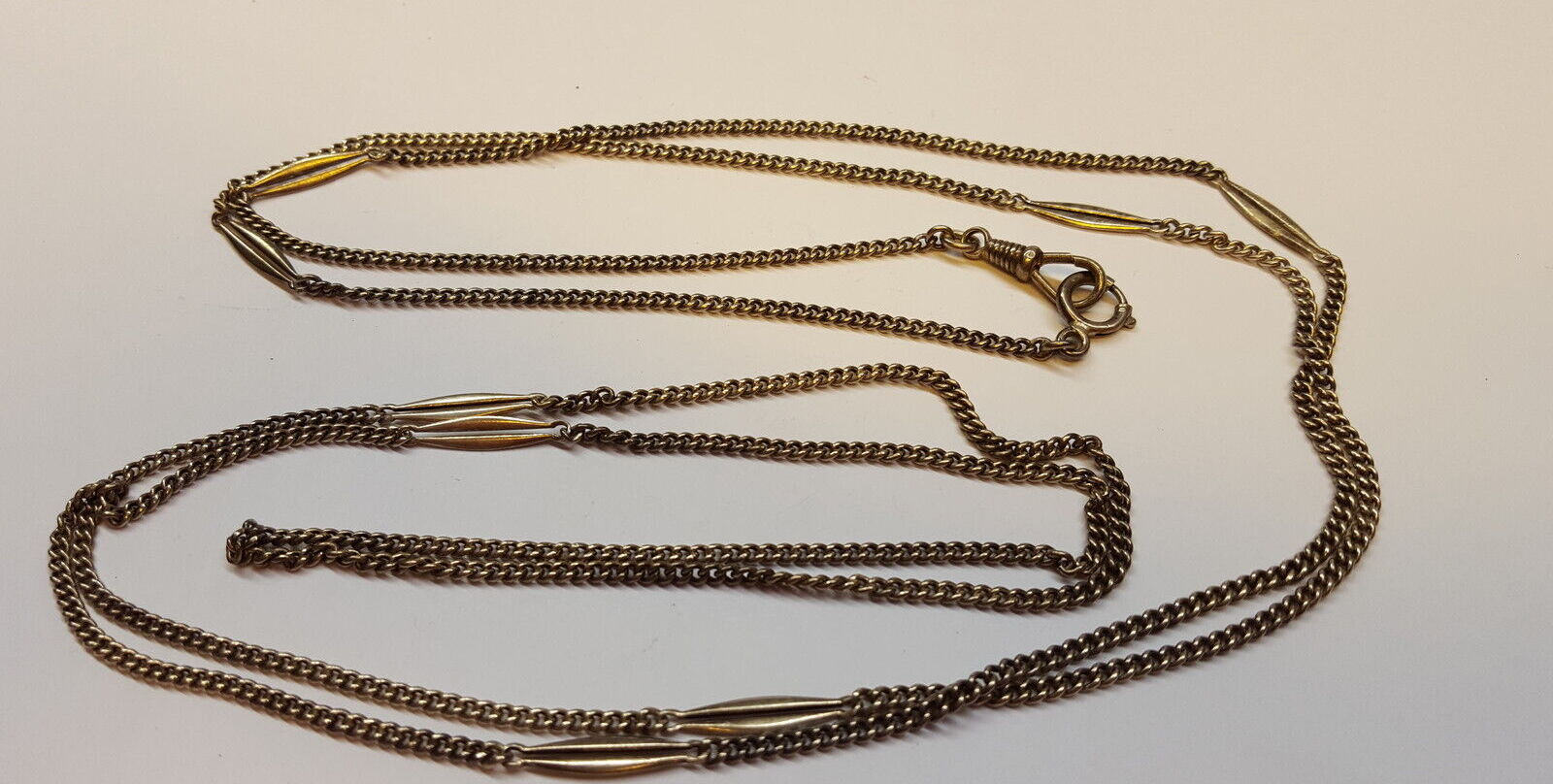 Edele lange Uhrenkette 800 er Silber | MA-Shops