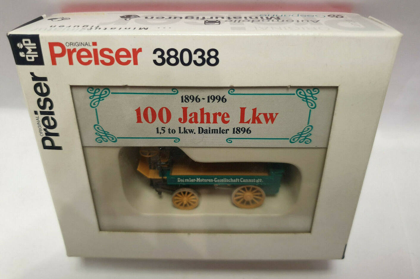 Preiser Autmodell Daimler M 1:87 38038 1896-1996 100 Jahre LKW | MA-Shops